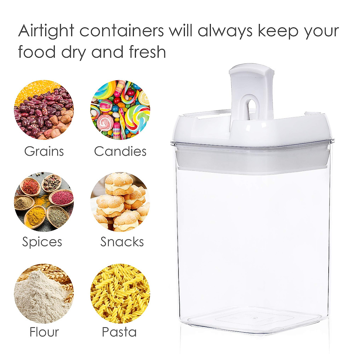Vtopmart Food Storage Container Set and Spaghetti Container