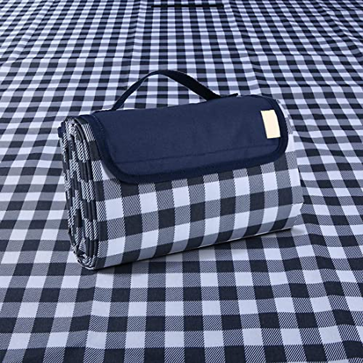 PUPOPIK Picnic Beach Blanket, Picnic Mat 80x57in Waterproof Foldable, Family Mat, Portable Large Picnic Blankets for Travel, Hiking, Music Festival…
