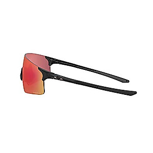Oakley Men's OO9454 EVZero Blades Rectangular Sunglasses, Matte Black/Prizm Trail Torch, 38 mm