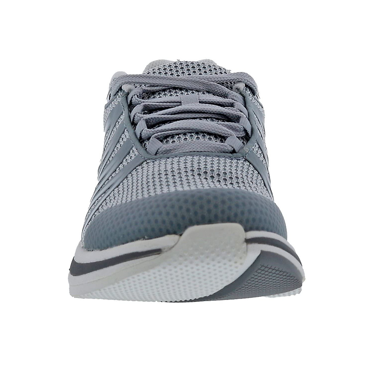 Drew Women's Balance Comfortable Athletic Sneakers with Arch Support - Women's Wide Extra Wide Shoes Grey Mesh Combo 7 WW US