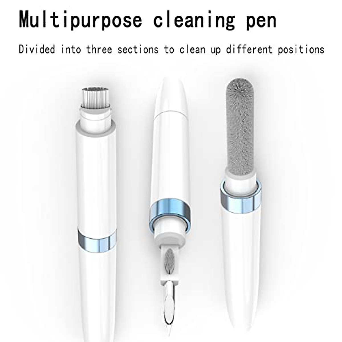 Earbuds Cleaning Pen 4 in 1 Multi-Function Airpod Cleaner Kit Soft Brush for Earphones Charging Box Accessories, Computer, Camera and Mobile Phone