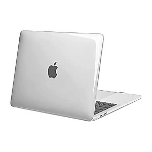 MOSISO Compatible with MacBook Pro 13 inch Case 2023, 2022, 2021, 2020-2016 M2 M1 A2338 A2251 A2289 A2159 A1989 A1708 A1706 with/Without Touch Bar, Plastic Hard Shell Case Cover, Crystal Clear