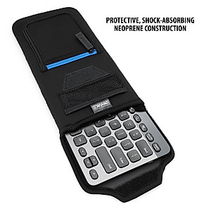ENHANCE Bluetooth Keyboard Sleeve Case for Logitech K810, Anker, Apple Magic Keyboard (up to 11.5 Inches) with Neoprene Construction, Wireless Mouse Storage & Cable and Charger Pouch