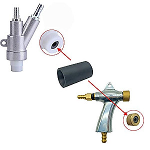 HOLDWIN Boron Carbide Nozzle Sandblaster Gun Nozzle Siphon Blast Gun Nozzle Replacement Nozzle for Sandblasting Cabinet 1Pc (Caliber 3/4/5/6/8/10/12mm)(8mm)