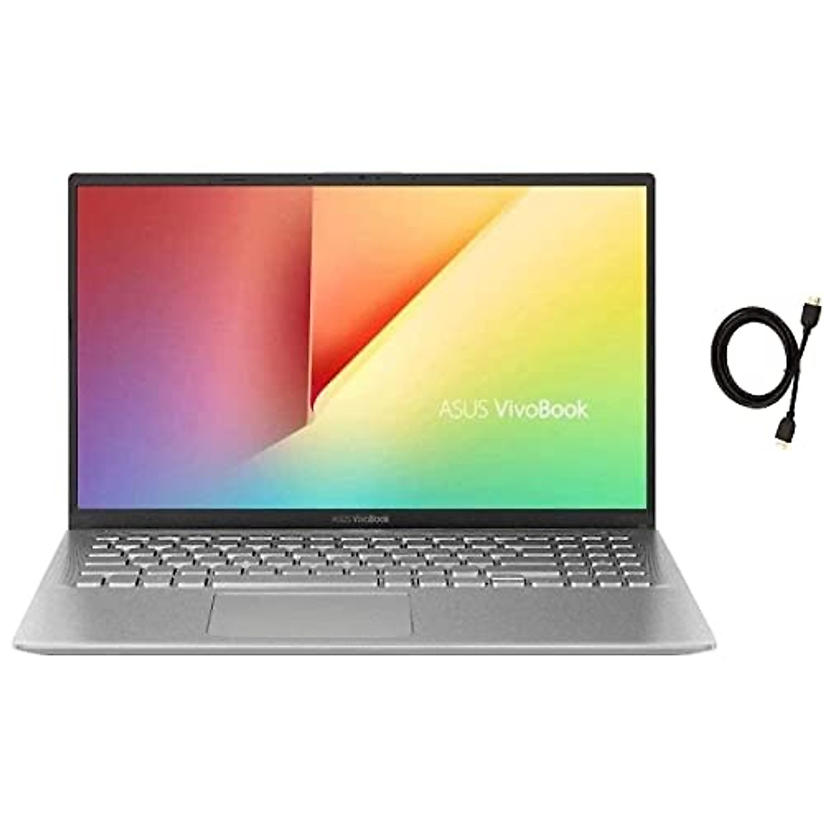 ASUS Newest VivoBook S712JA 17.3" FHD Premium Business Laptop, 10th Gen Intel Quad-Core i5-1035G1 Upto 3.6GHz, 12GB RAM, 512GB PCIe SSD, Backlit Keyboard, Windows 10 Pro + HDMI Cable, Silver