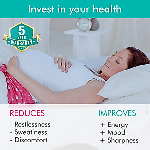 Adamson B10 Bed Cooling System - Twin 75” L x 39” W - New 2024-100% Cotton Mattress Cooling Bed Pad for Night Sweats - Water Bed Cooler Ideal for Hot Sleepers - Improved Mattress Cooling System