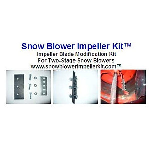 3/8" 3-Blade Snow Blower Impeller Kit - 3/8" 3-Blade Universal - Modifies 2/3 Stage Machines