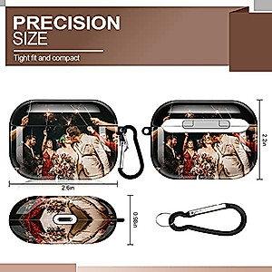 Custom AirPods Pro Case,Personalized Gift Shock Absorption Hard Opaque TPU Airpods Cover Design Your Own Airpods 2019 Case,with Keychain