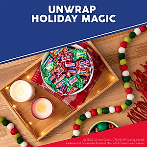 Butterfinger, CRUNCH And Baby Ruth, Bulk 85 Pack, Assorted Minis Chocolate Candy Bar, White Elephant Gifts, 31 Oz