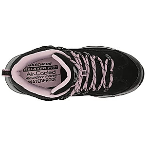 Skechers Sport Women's Women's Trego-Alpine Trail Hiking Shoe, BKLV=Black/Lavendar, 8