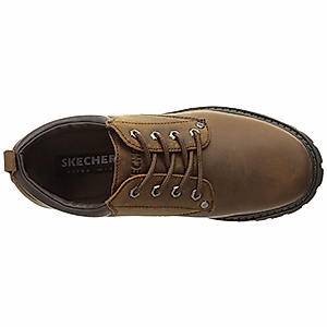 Skechers Men's Tom Cats Utility Shoe, Dark Brown, 11 M US