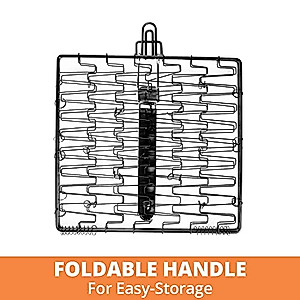 Mr. Bar-B-Q 06620Y Non Stick Flexible Basket with Folding Handle