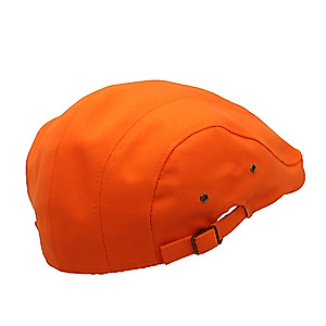 Newsboy Hat Original Clean Up Adjustable Style Ivy Hat MAAD0894 (Orange)