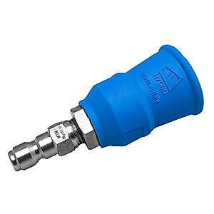 MTM Hydro Acqualine Pressure Washer Nozzle Guard Holder Tips Protector with 1/4” Quick Coupler Plug, 40 Degrees 3.5