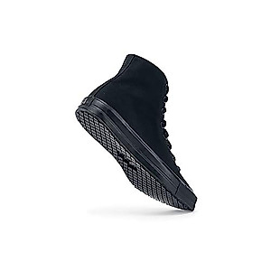 Shoes for Crews Pembroke, Men's, Women's, Unisex, Slip Resistant, High Top Work Sneakers, Canvas, Men's Size 10.5, Women's Size 12