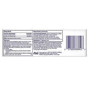 Crest 3D White Brilliance Advanced Whitening Technology + Advanced Stain Protection Toothpaste, Vibrant Peppermint, 4.1 oz