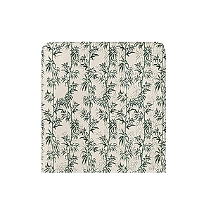 CosyBright Dining Room Chair Covers Back Slipcover Set of 4, Bamboo Spring Plant Stretch Chair Protector for Kitchen Hotel Restaurant Home Decor Removable Washable Chair Slipcover