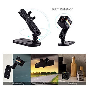 Phouqtem Mini Hidden Camera Wireless spy Camera Portable Nanny Camera HD 1080P Camera with Night Vision and Motion Detection for Home Outdoor Office Features Small Camera