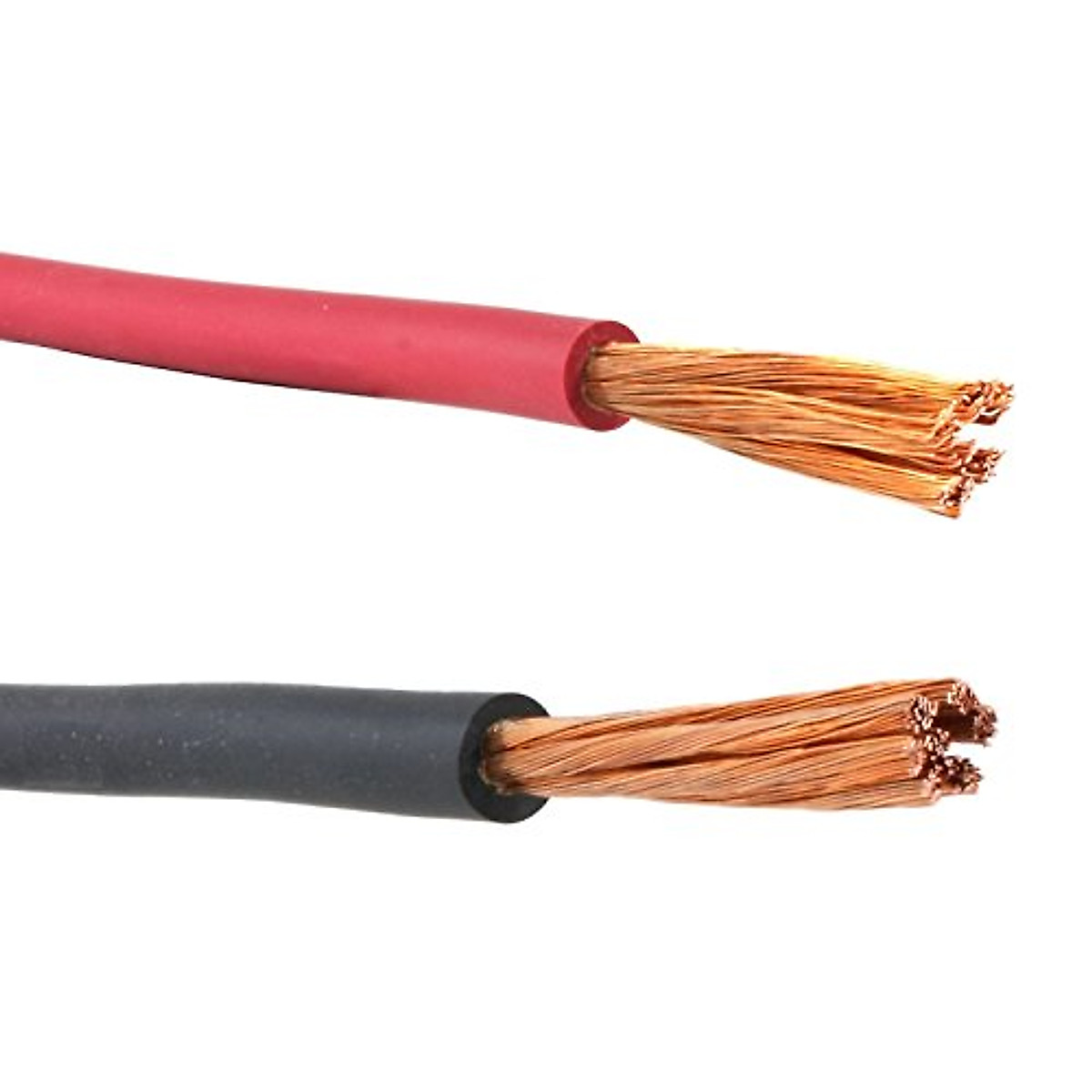 #6 Gauge AWG - Flex-A-Prene® - Welding/Battery Cable - Black & Red - 600 V - Made in USA (50 FEET OF EACH COLOR)