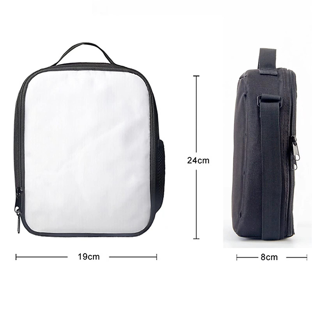 Snilety Fire Water Soccer Pattern Lunch Box for Boys Kids,Leak-proof Lunch Bag Cooler Tote Bag,Large Tops Handle Lunchbox for School/Office/Beach Meal Holder