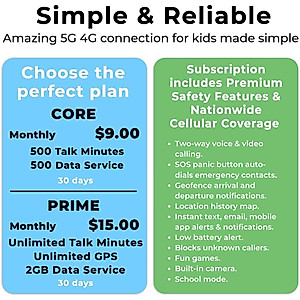 New 4G Edition - Kids Smart Watch (Blue) for Boys Girls (Age 3 Years +) - Touch-Screen Smartwatch with SIM Card – Remote Monitoring/Video Call/GPS Tracker - Ready Out of The Box