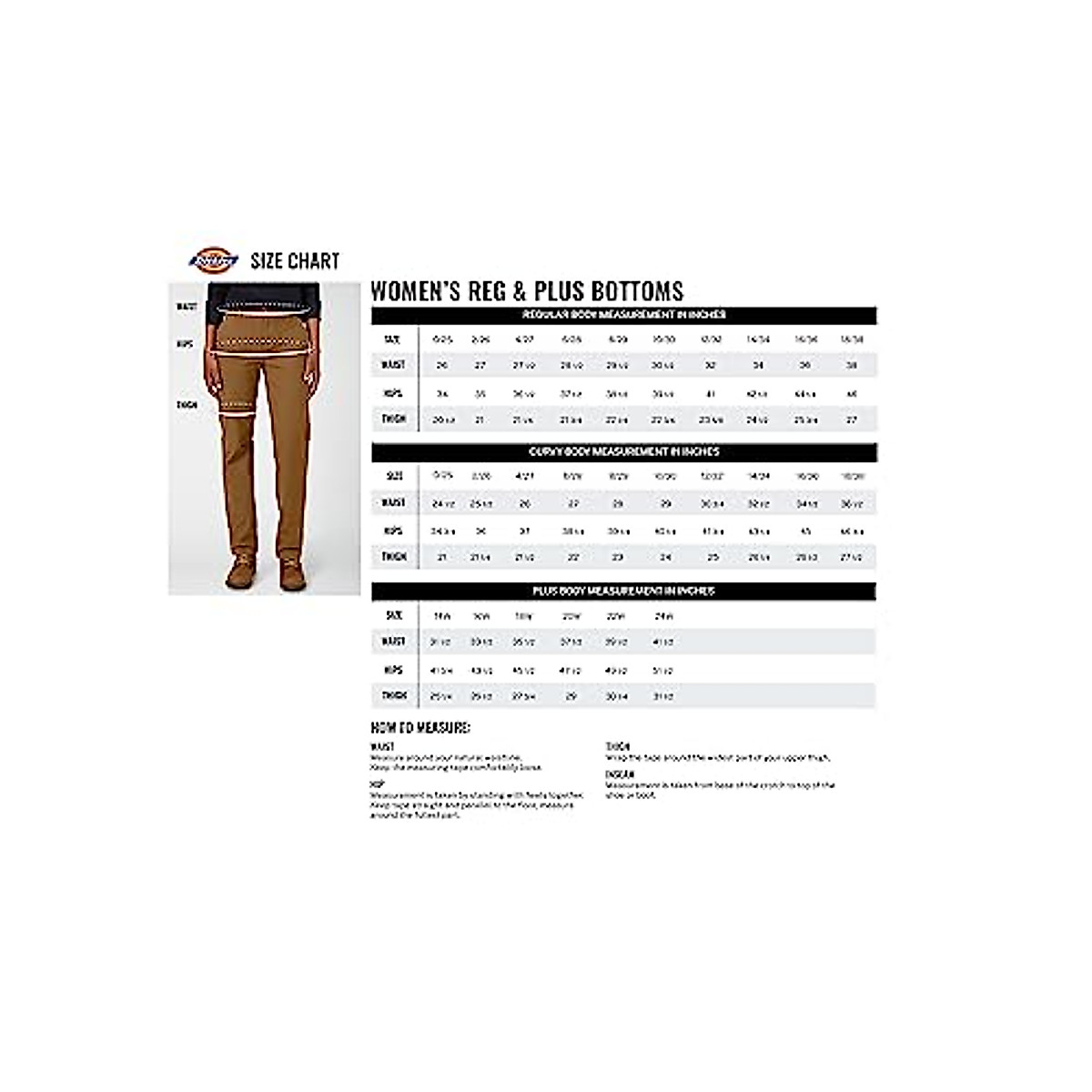 Dickies Women's Flex Slim Fit Work Pants, Black, 10