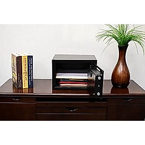Barska AX11934 Compact 0.57 Cubic Ft Digital Multi-User Keypad Security Business Depository Drop Safe with Front Load Drop Box for Money, Cash & Mail Lock Box