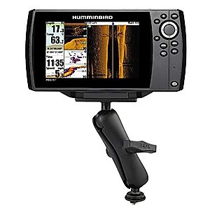 RAM Mounts Track Ball Mount for Humminbird Helix 7 RAM-202-24-354-TRA1U with Medium Arm Compatible with RAM Tough-Track System