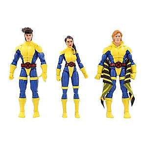 Marvel Legends Series Banshee, Gambit, & Psylocke X-Men 60th Anniversary Action Figure Set, 6-Inch