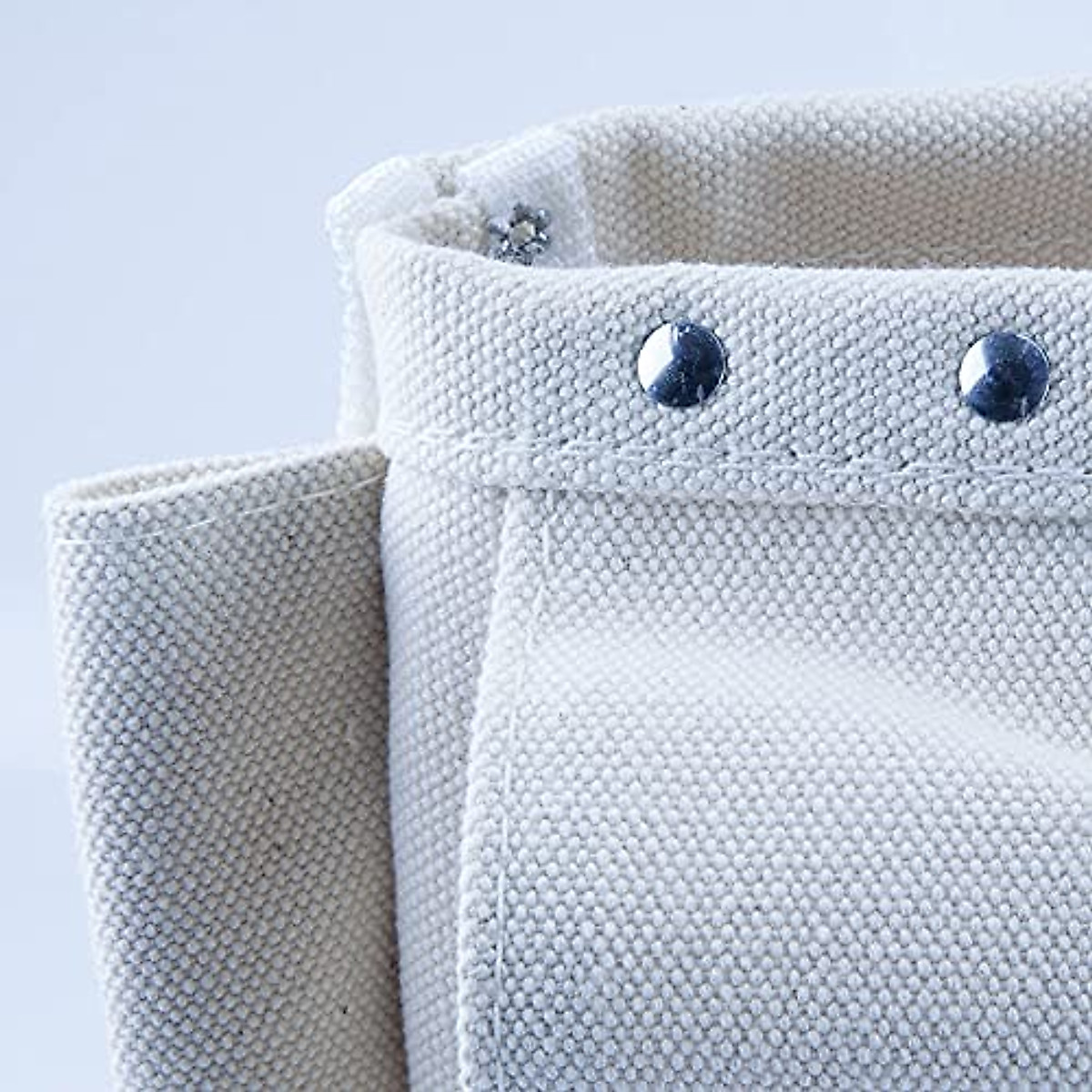 Klein Tools 5416T Tool Bag, Bull-Pin and Bolt Pouch, No. 4 Canvas with Tunnel Connection, 5 x 10 x 9-Inch