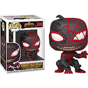 POP Marvel: Venom - Venomized Miles Morales Funko Vinyl Figure (Bundled with Compatible Box Protector Case), Multicolor, 3.75 inches