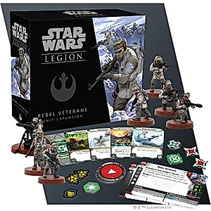 Star Wars Legion Rebel Veterans Expansion | Two Player Battle Game | Miniatures Game | Strategy Game for Adults and Teens | Ages 14+ | Average Playtime 3 Hours | Made by Atomic Mass Games