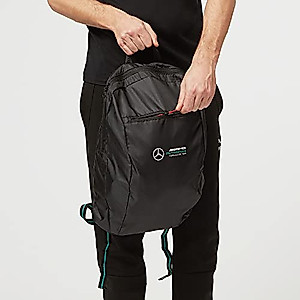 Mercedes AMG Petronas Formula One Team - Official Formula 1 Merchandise - Packable Bag - Black - One Size