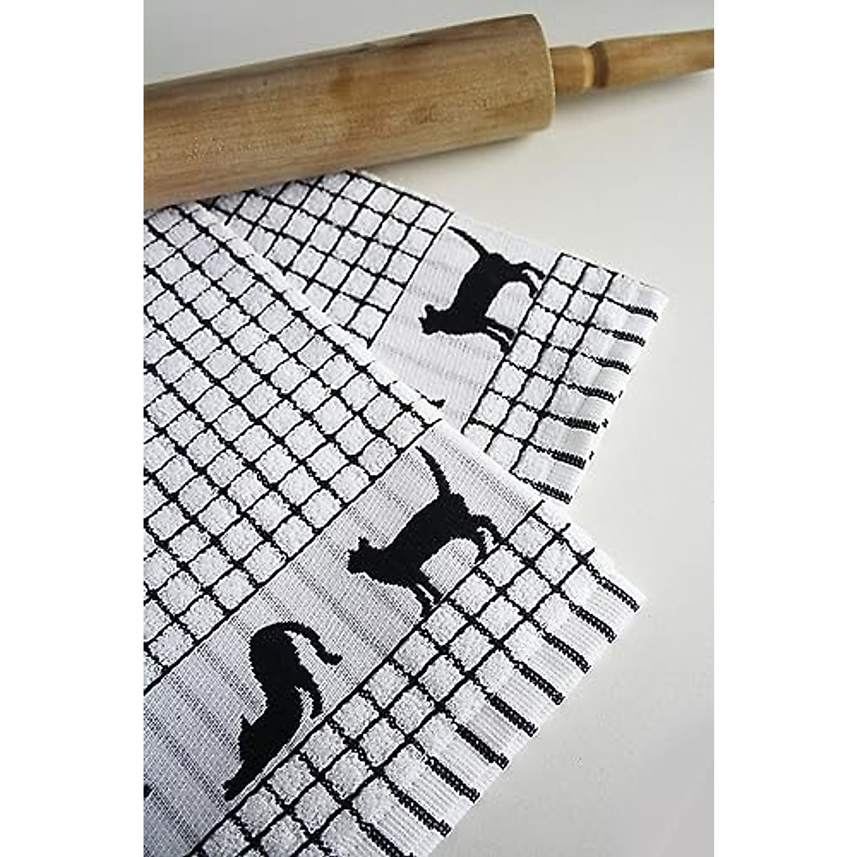 Samuel Lamont Poli-dri Jacquard Tea Towel Cat