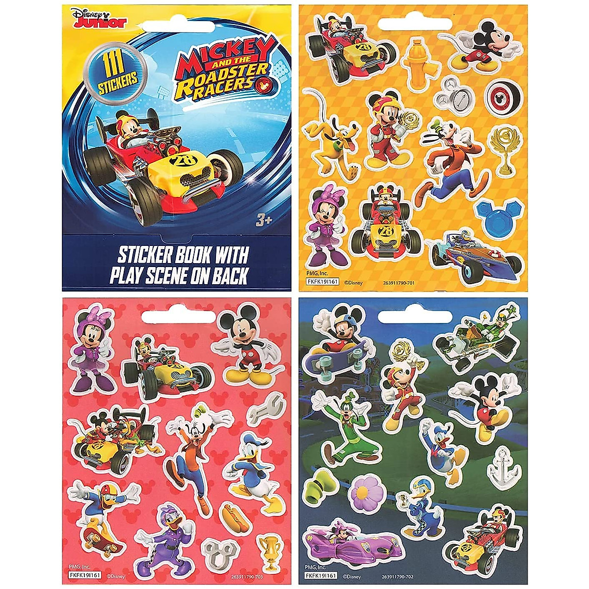 Disney Story Books Collection Bundle ~ 10 Pack Mickey Mouse and Minnie Book Set for Toddlers 1-3 with Stickers (Mini Story Books)