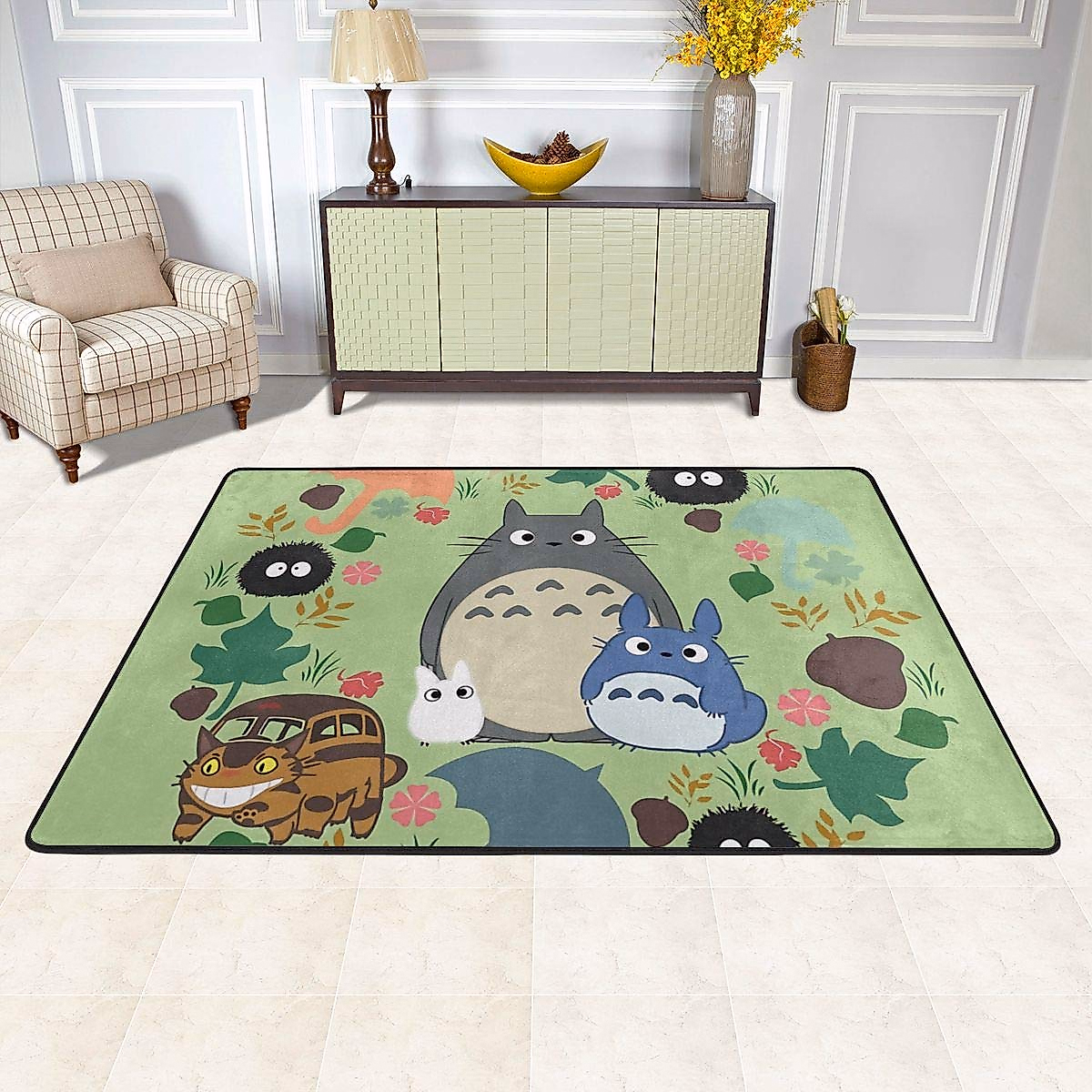 HJFRDVBNT My Neighbor Totoro Carpet 36 X24 in,Carpet 72 X 48 in,Indoor Carpet Gifts 36"x24"