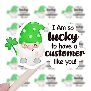 200 PCS Thank You for Cute Patrick's Day Stickers,Cute Small Business Envelopes Stickers for Business Packages/Handmade Goods/Bags,Patrick's Day Theme Small Shop Business Stickers for Envelopes Seals