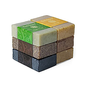 Bali Soap - Natural Soap Bar Orange Collection - Bath Soap for Women & Men - Handmade Soap Gift Set - Moisturizing Vegan Soap Bars - 6 pc Variety Exotic Pack, 3.5 Oz each