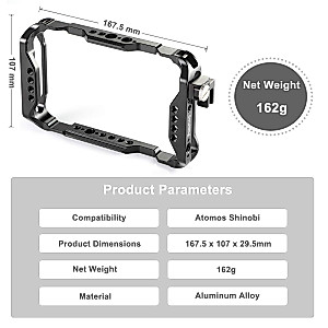 SmallRig AtomX 5 inches Cage for Shinobi CMA2305