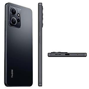 Xiaomi Redmi Note 12 4G LTE (128GB + 6GB) Global Unlocked 6.67" 50MP Triple (ONLY T-Moble/Tello/Mint USA Market) + (w/ 33W Fast Car Dual Charger Bundle) (Onyx Gray)