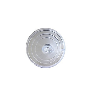 Clear Plastic Suction Cup Hooks - 4 cm (1-5/8 in) Wide, Set of 10, Pop Up Handles and Grips for Glass, Windows, Windshield, Metal, Tile, Kitchen, Bathroom Mirror, Shower Wall, Terrarium, Car Window