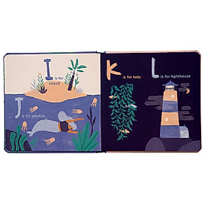 Manhattan Toy Mermaid's ABCs Baby Board Book, Ages 6 Months and up