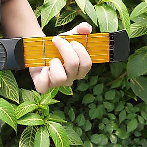 Pocket Guitar Trainers Instruments Musicales Guitar Accessories Practice Portable Tool 4 Fret Strings Gadget for Beginner