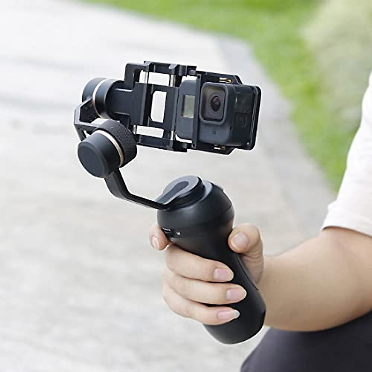 Handheld Gimbal Adapter Switch Mount Plate with Gimbal Counterweight 86g for GoPro 11 10 9 Black Camera Stabilizer Adapter Clip for Go Pro 11 10 9 8 Camera Accessories