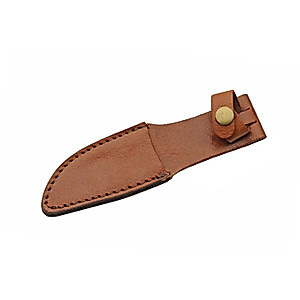 Smoked Mosaic 7.25" Hunting Knife | Stainless Steel Blade | Wood Handle