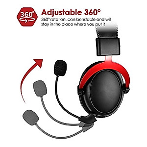Cloud 2 II Mic Replacement - 2 PCS 3.5mm Detachable Game Microphone for Kingston HyperX CloudX I&II Core Cloud PS4 Xbox One Nintendo Switch Computer PC Gaming Headsets