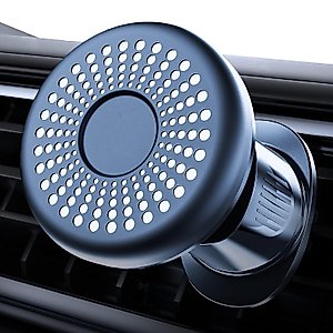 [ Military-Grade Magnetic Vent Hook] Phone Holder for Car, Hands Free Phone Car Mount Strong Magnet Air Vent Mount, 360° Rotation Car Phone Holder Compatible with iPhone Samsung Galaxy All Smartphones