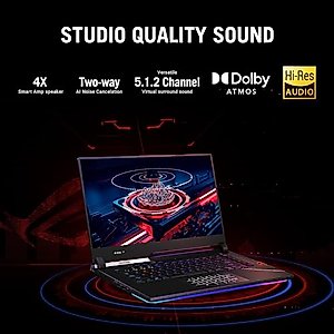 2023 Newest ASUS ROG Strix Scar 15 Gaming Laptop, 15.6" QHD 240Hz IPS Display, Intel Core i9 12900H Processor, NVIDIA GeForce RTX 3070 Ti, 64GB DDR5 RAM, 2TB SSD, Per-Key RGB keyboard, Windows 11 Home