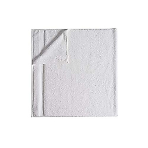 AmazonCommercial Premium 100% Cotton Bath Towel Set - Pack of 6, 27 x 54 Inches, 600 GSM, White