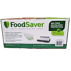 Food Saver Vacuum Seal Rolls and Vacuum Sealer Bags, Value Combo Rolls & Precut Bags, 46pcs (8 in x 10 in) Heat Seal Pre-Cut Bag, 3pcs (11 in x 16ft) Heat Seal Rolls, 2pcs (8 in x 20ft) Heat Seal Rolls
